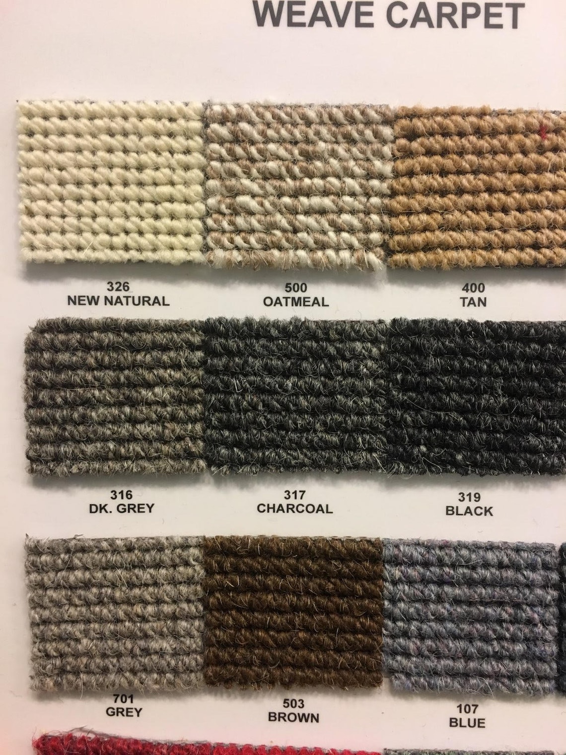 Authentic German Wool Square Woven Automotive Carpet 65 Inch Wide ...