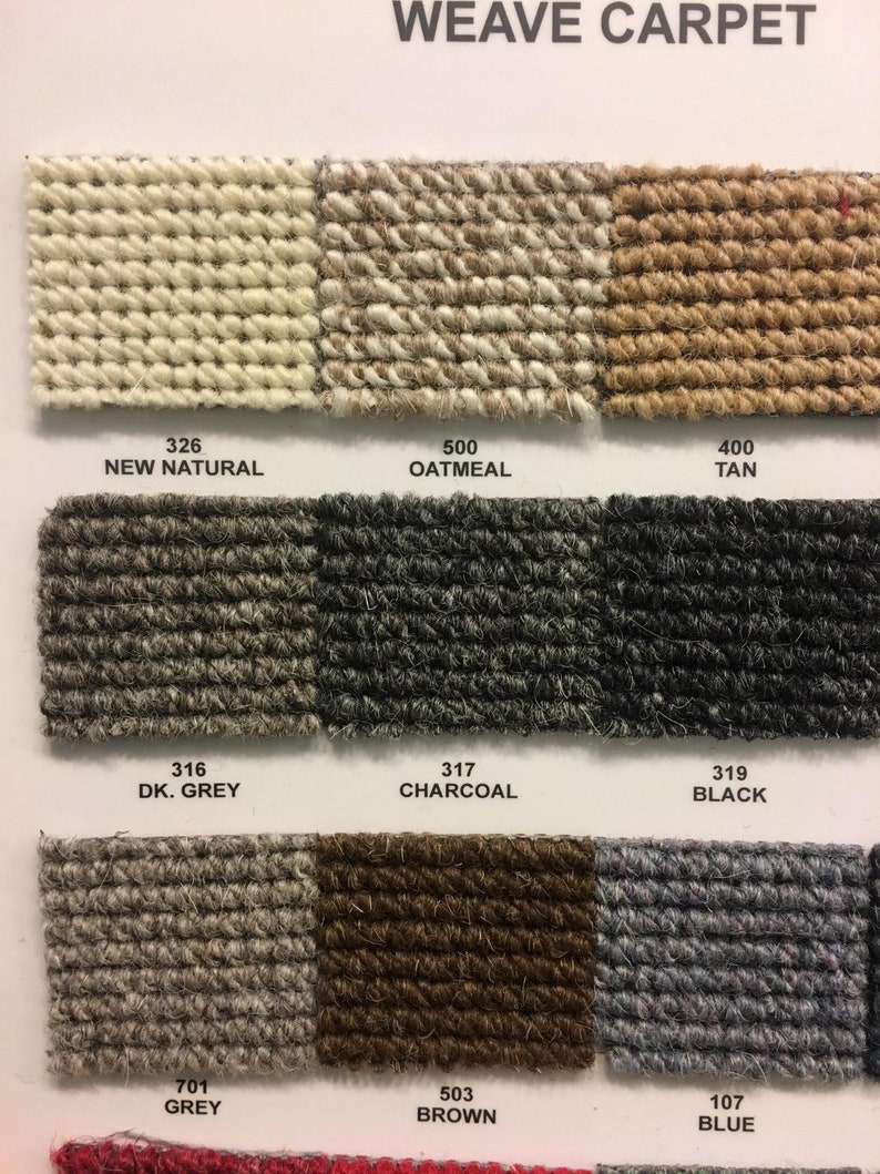 Authentic German Wool Square Woven Automotive Carpet 65 Inch Wide ...