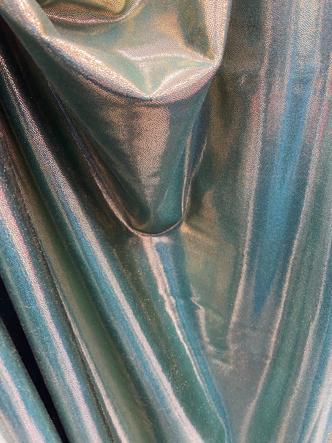 4-way Stretch Blue Green Mystique Spandex Fabric by the Yard 60 " Wide ...