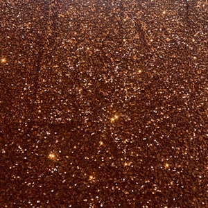 Copper Sequin on Stretch Velvet 4-way Stretch Fabric by the Yard 60 ...