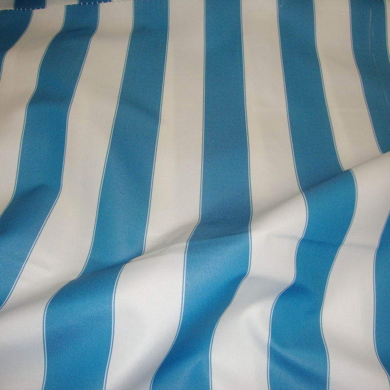 Aqua Striped Fabric - Etsy