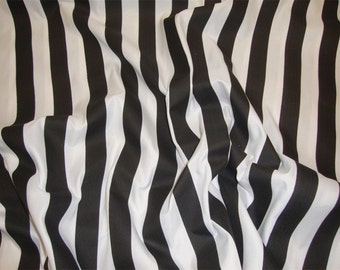 1/4 BLACK and WHITE Stripe Fabric by Riley Blake Designs Striped Fabric ...