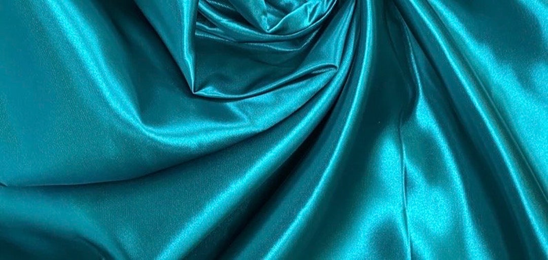 Jade Bridal Heavy Shiny Satin Fabric None Stretch by the Yard 60" Wide ...