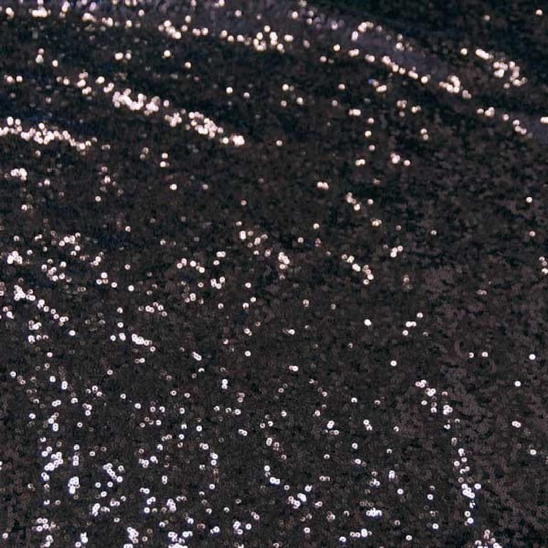 Black Sequin Glitz Stretch Lace Fabric - 54" Wide by the Yard - Etsy