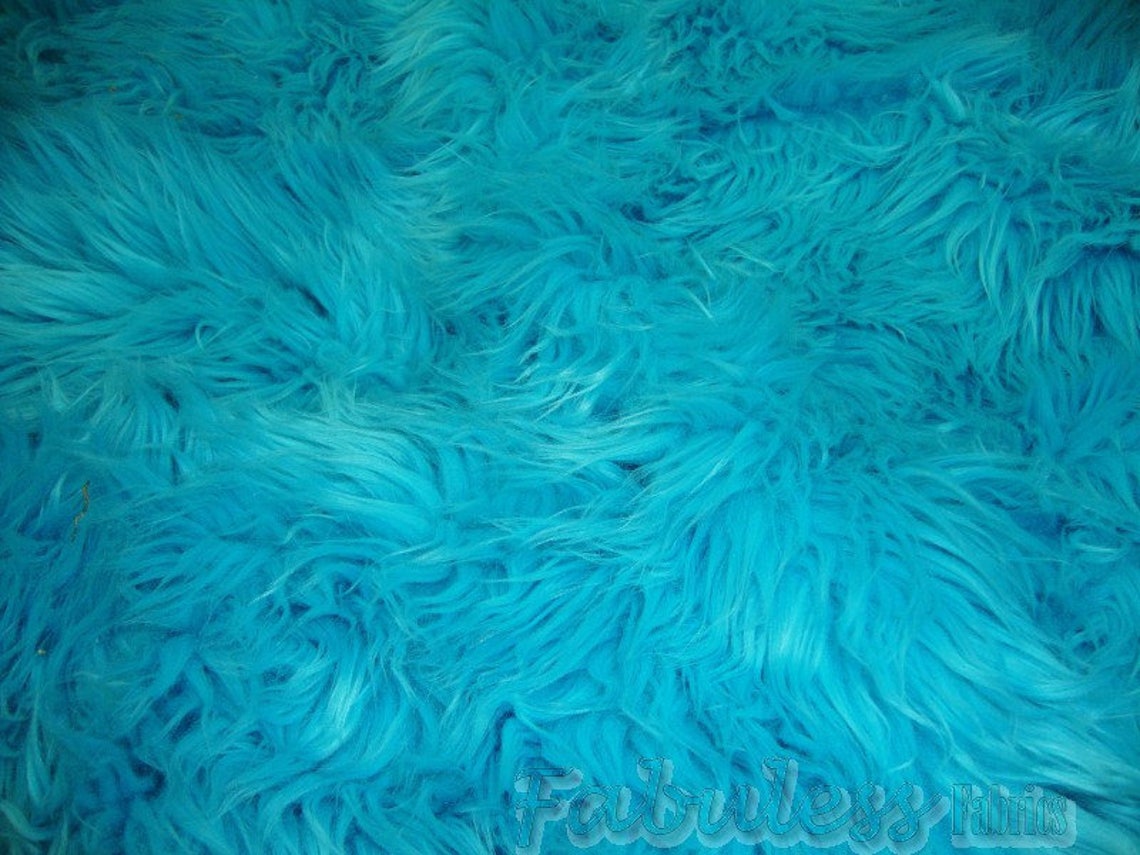 Plush Faux Fur Throw Blanket Bedspread Mongolian Turquoise - Etsy
