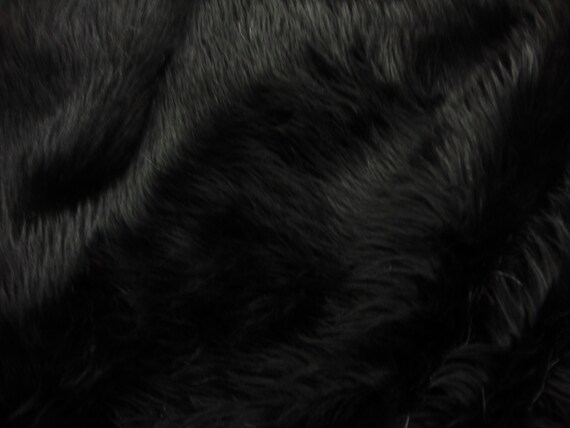Fur black rug store