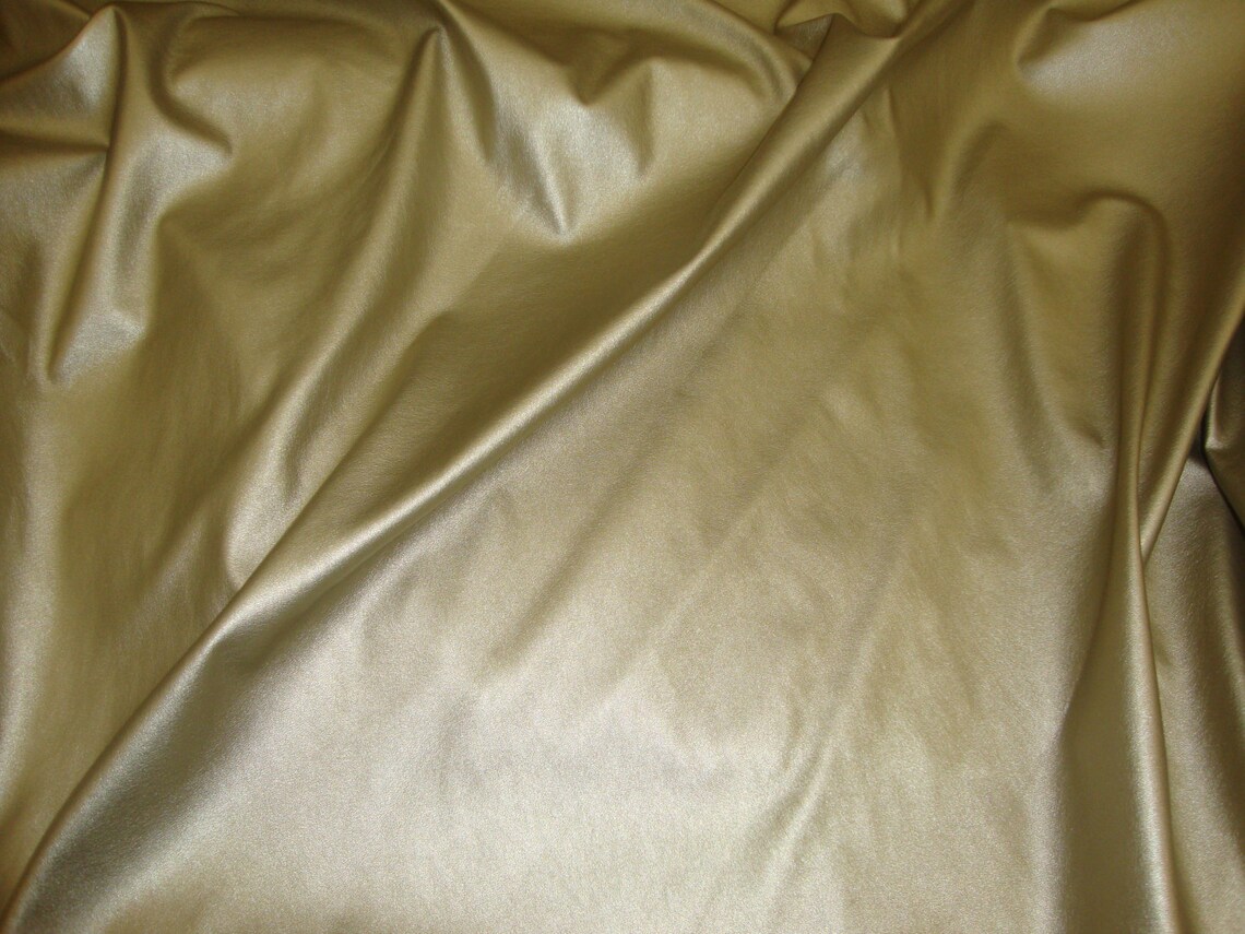 Gold 2 Way Stretch Vinyl Clothing Fabric per Yard 58 - Etsy