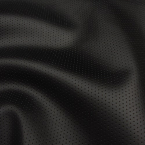 Pinhole / Perforated Black Faux Leather - Etsy
