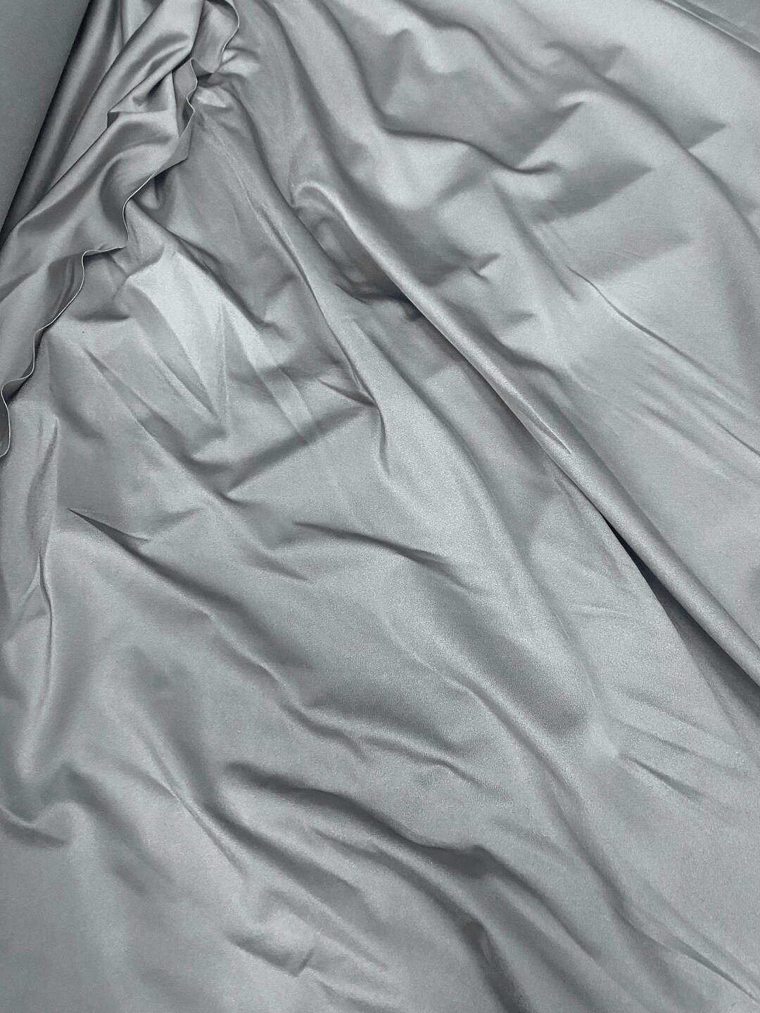 Silver Shiny Spandex Nylon Fabric per Yard 60" Wide - Etsy