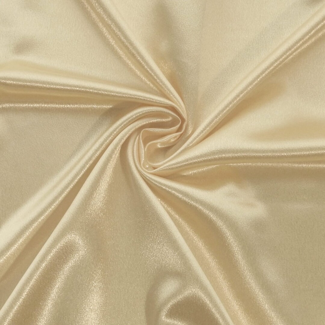 Champagne Satin Crepe Back Fabric 60" Wide Sold by the Yard - Etsy