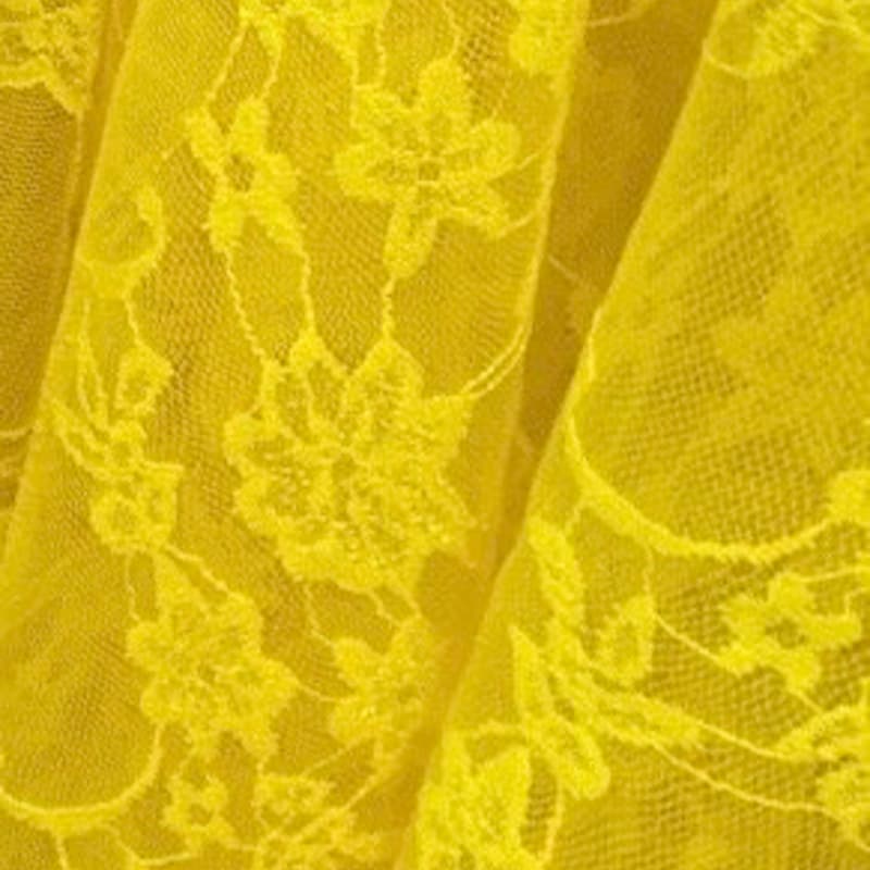 Yellow Lace Fabric - Etsy