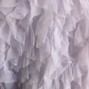Soft Double Sided Ruffled Fabric Draping Craft Wedding Party Decor ...
