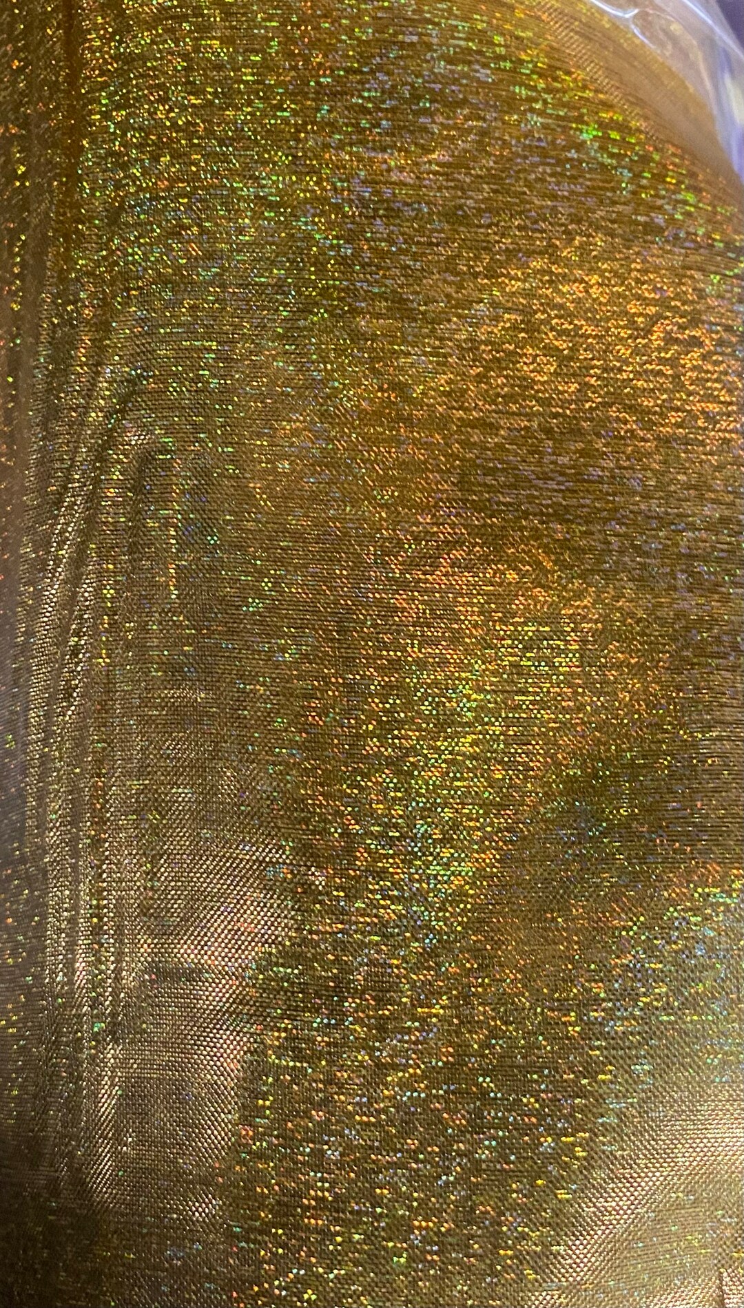 Rainbow Gold Sparkle Tissue Lame Fabric 60” Wide - Etsy