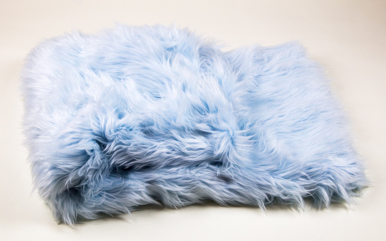 108 X 60 Baby Blue Faux Fur Shaggy Throw Blanket / - Etsy