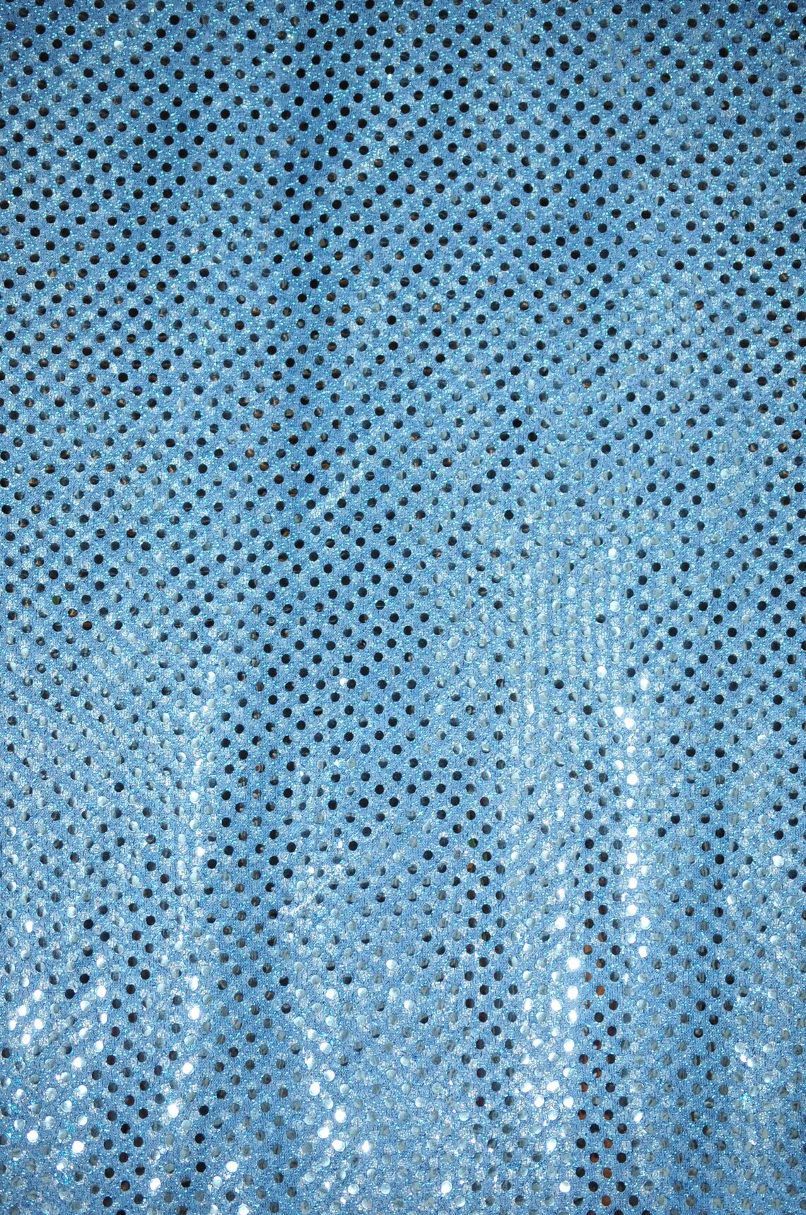 Baby Blue Dot Sequin 45 Inches Width Sold by the Yard Home - Etsy