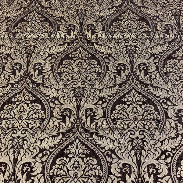 Brown Damask - Etsy