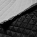 Black Suede Quilted Auto Headliner Fabric Foam Backing Upholstery 58 ...