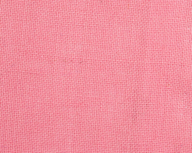 Pink Burlap JUTE Fabric 60 Wide by the Yard Great for - Etsy