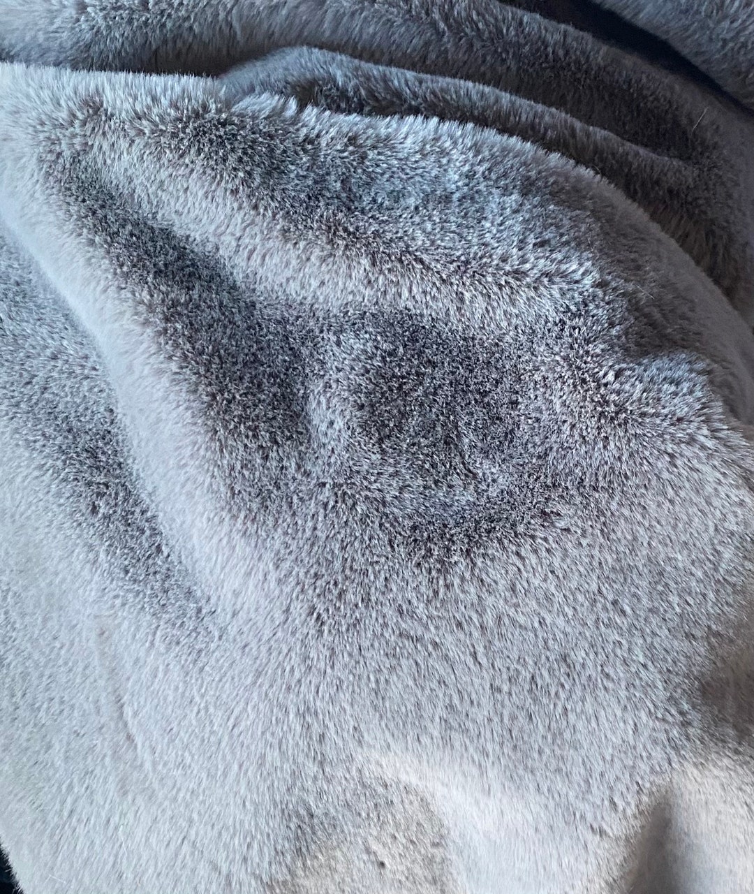 Gray Minky RABBIT Soft Fabric 60" Wide Sold by the Yard - Etsy