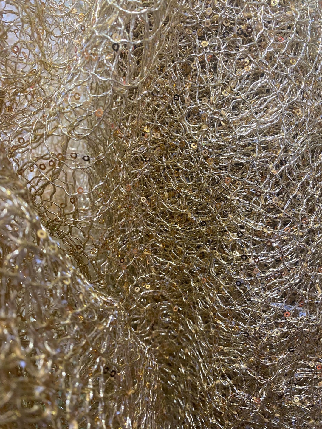 Gold Webbing Lace 54" Wide Fabric Sold by Yard - Etsy