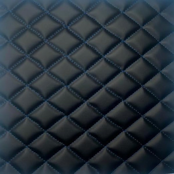 Quilted Diamond Stitch Leather - Etsy