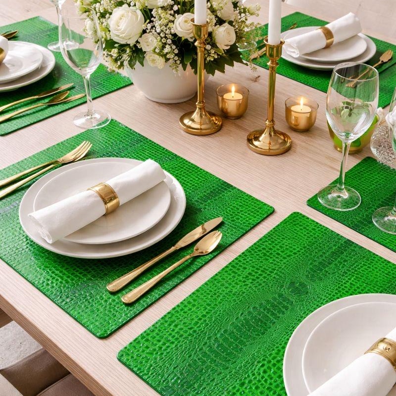 Lime Green Placemats - Etsy