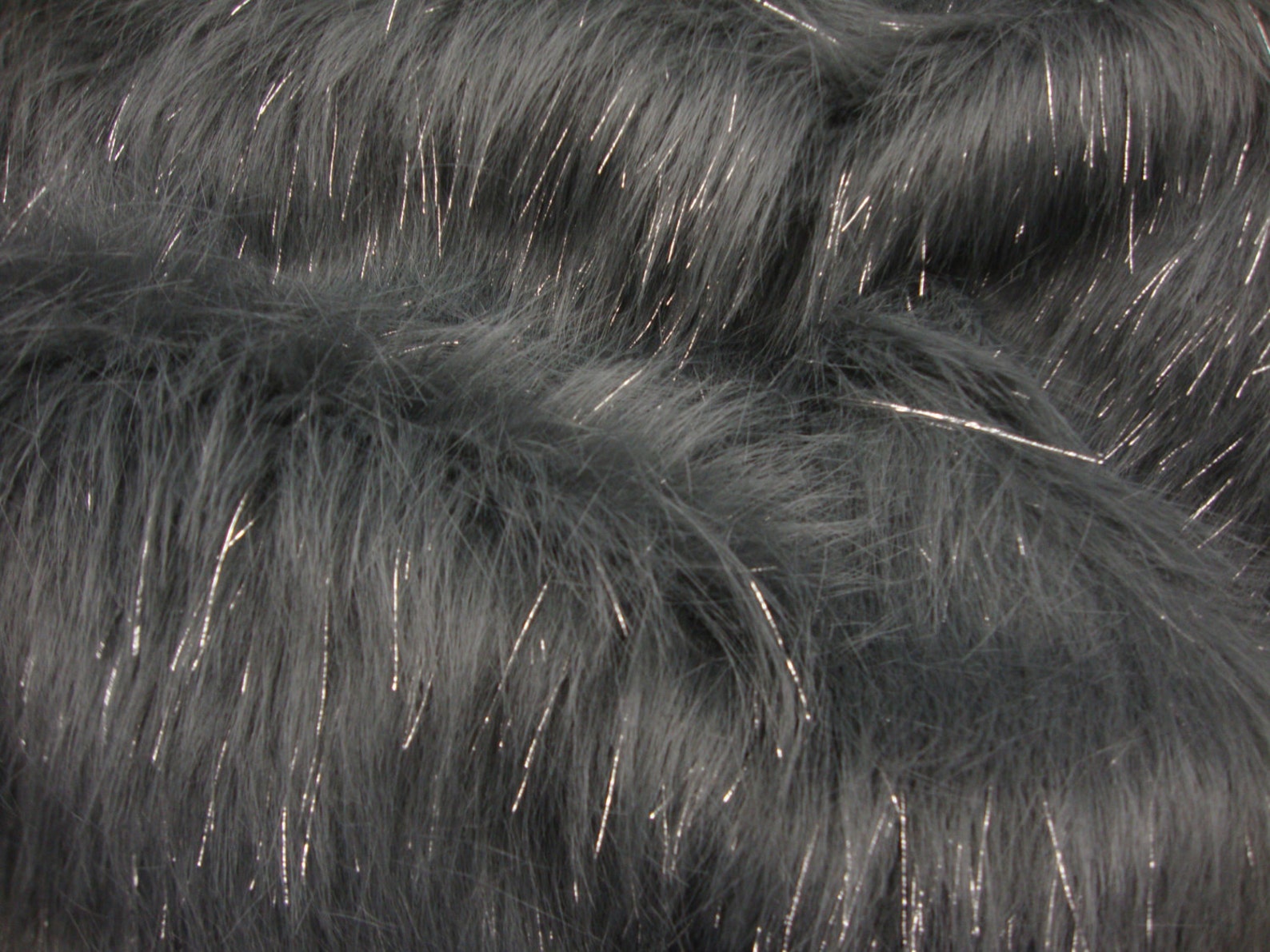 Grey Sparkle Faux Fur Fabric per Yard 60 Wide - Etsy