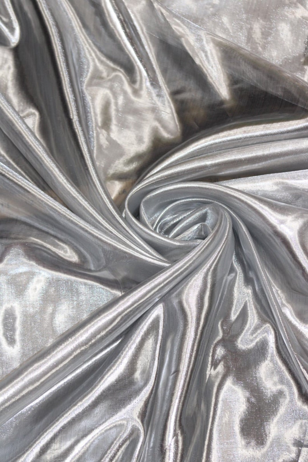 Silver Lame Fabric By The Yard