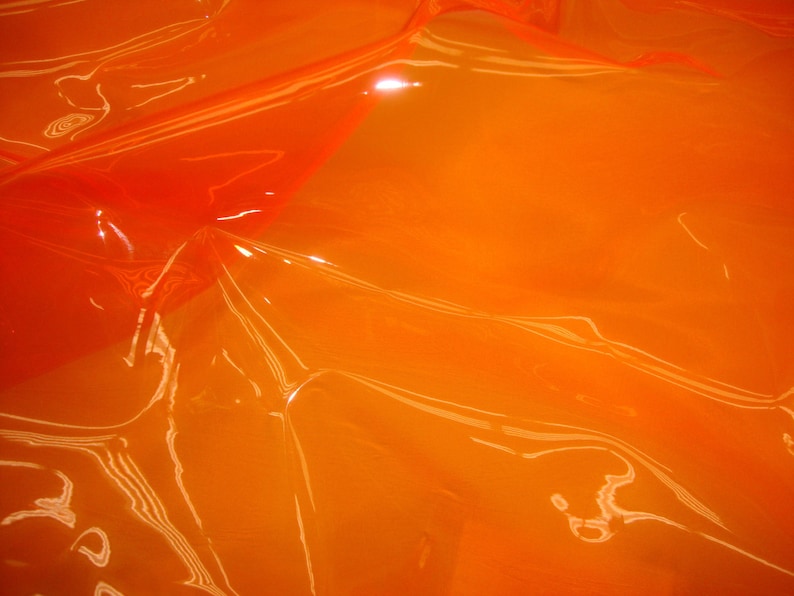 Orange 10 Gauge Transparent Tinted Plastic Vinyl Tinted 54 - Etsy