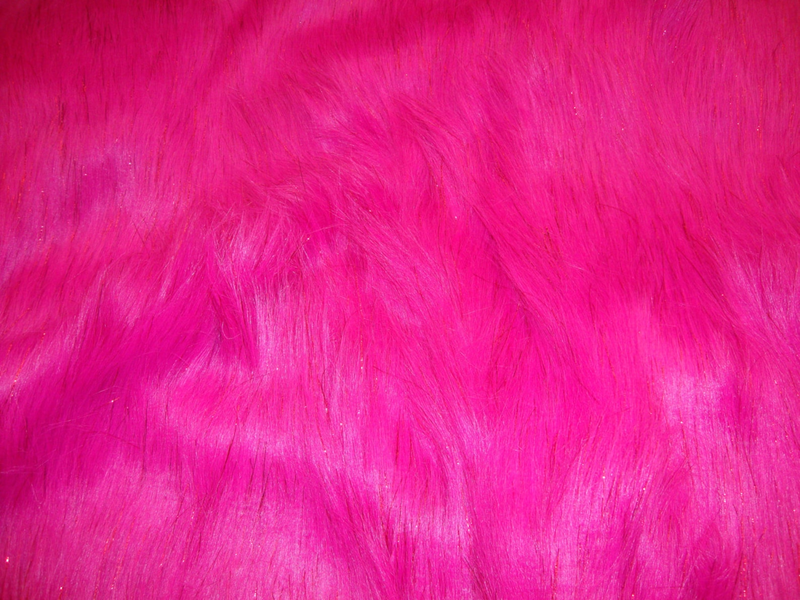 Hot Pink Sparkle Faux Fur Fabric 60" Wide - Etsy