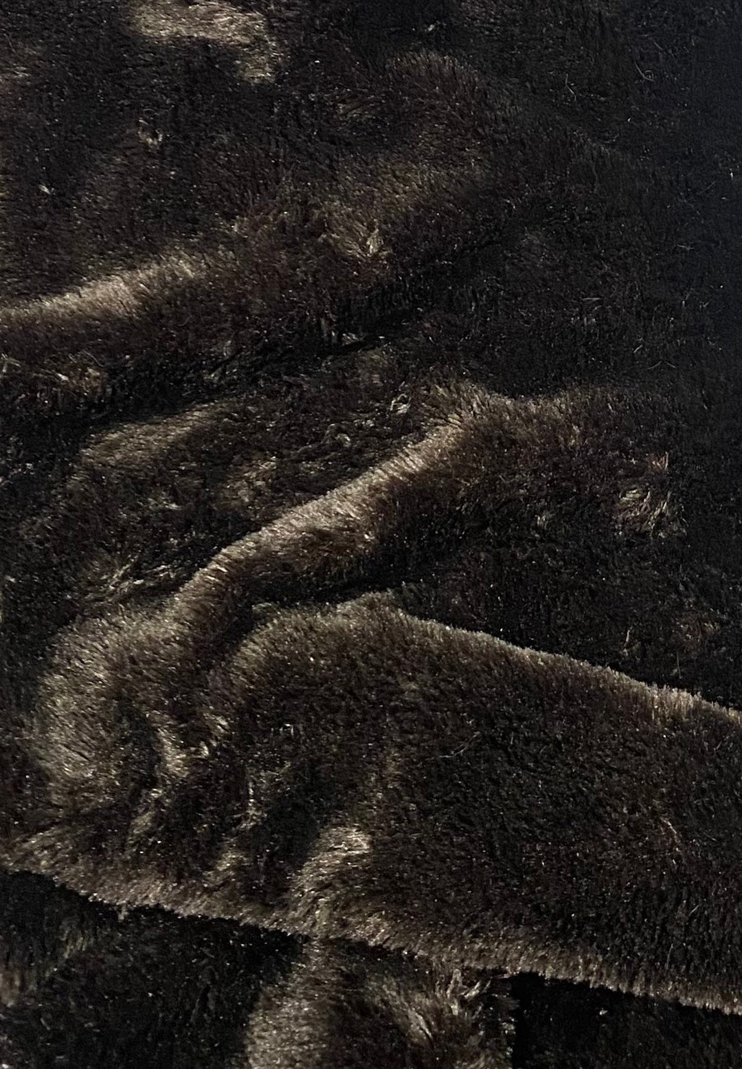 Dark Brown Bear Short Hair Fur Faux Short Pile 60” Wide - Etsy