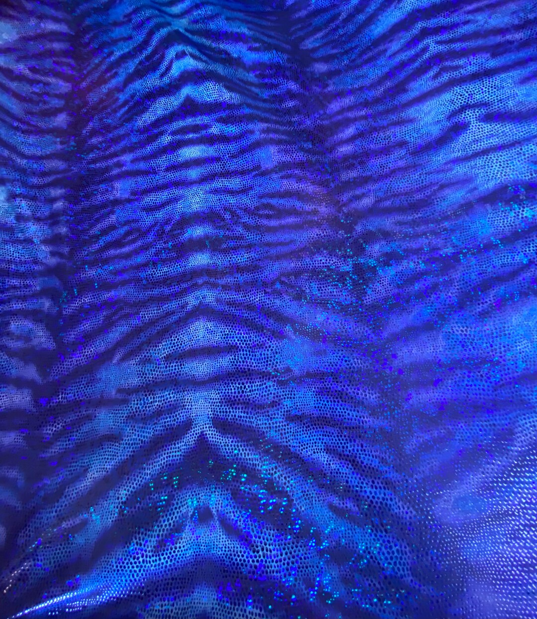 Tiger Royal Blue Mystique Spandex 4 Way Stretch 60" Wide - Etsy