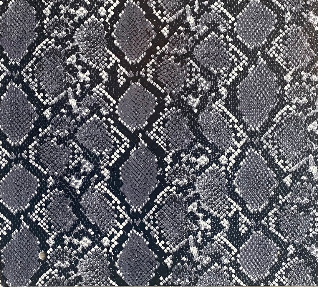 Gray Cobra Snake Embossed Vinyl Fabric Sold by the Yard 54” Wide - Etsy