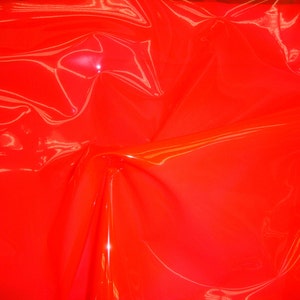 Red 10 Gauge Transparent Tinted Plastic Vinyl Tinted 54 Inch Wide ...