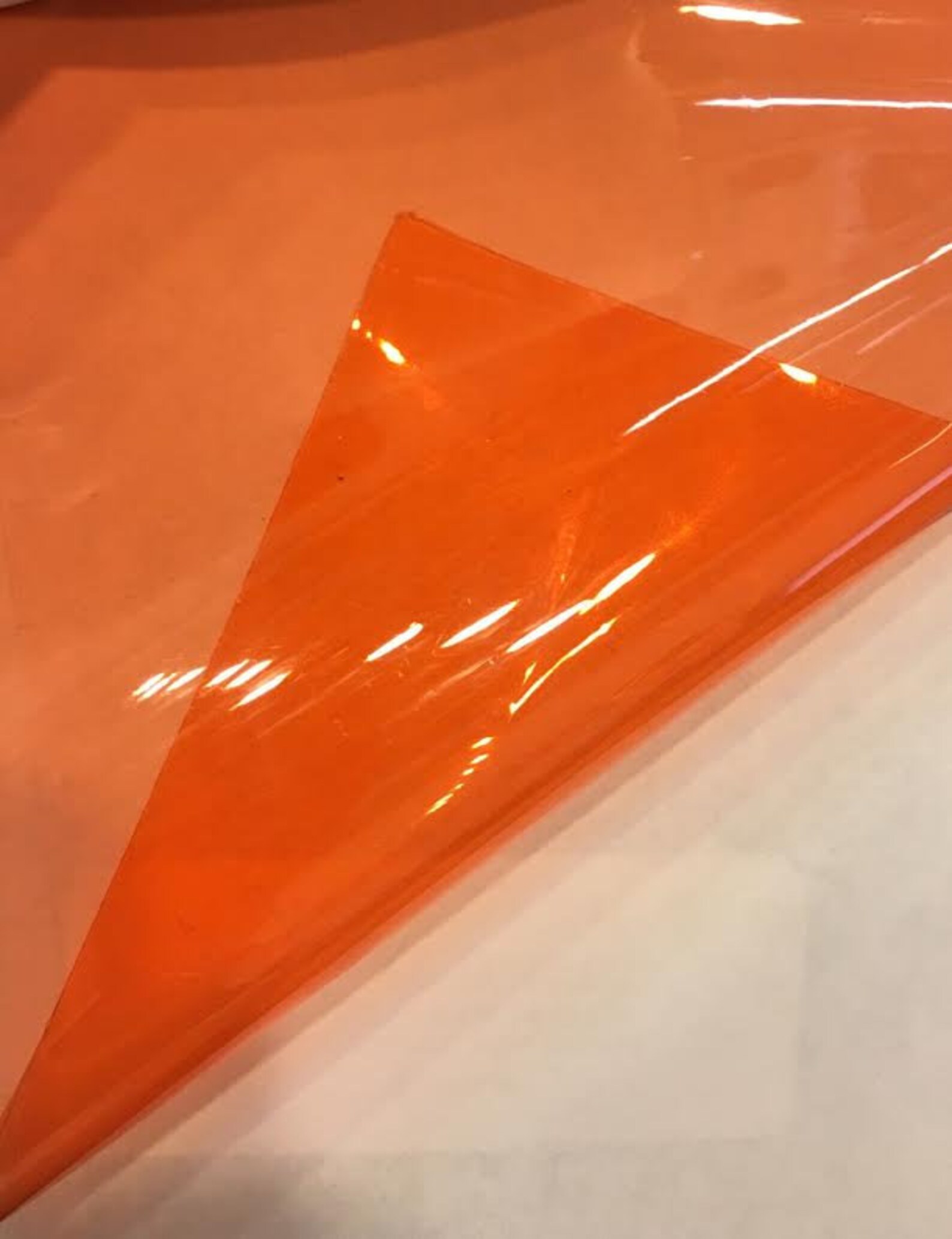 10 Gauge Tinted Transparent Plastic Vinyl Tinted 54 Inch Wide Fabric by ...