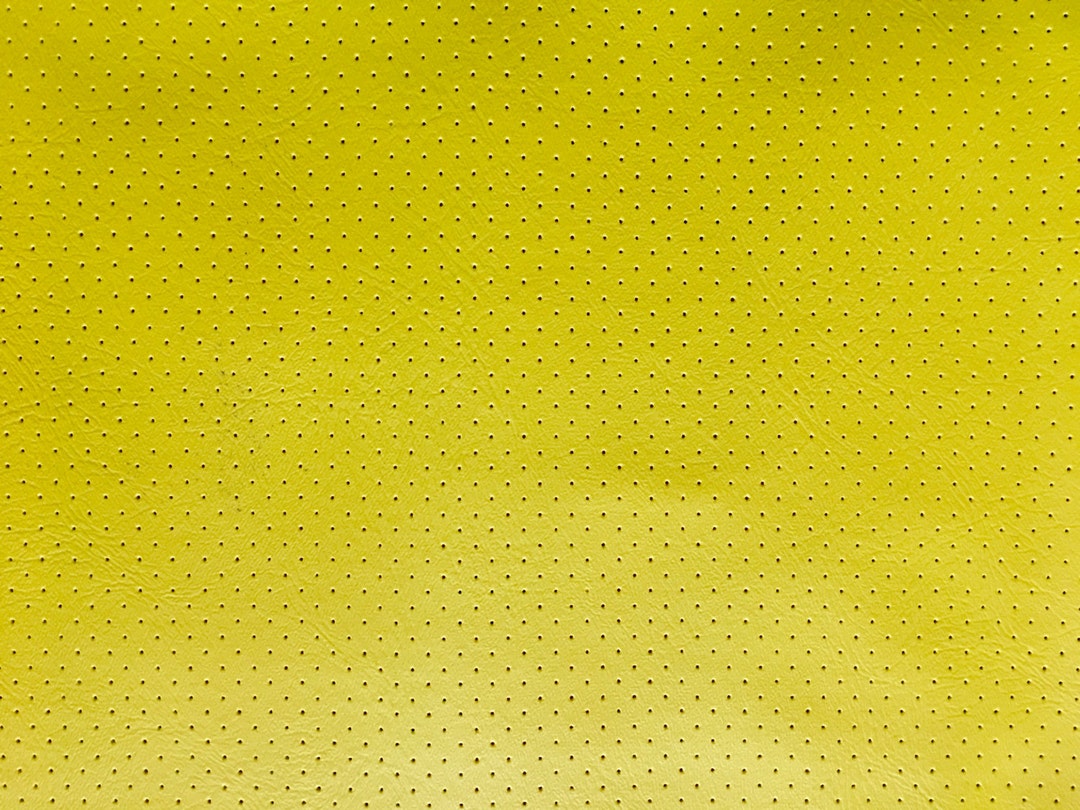 Yellow Perforated Commercial Marine Grade Upholstery Vinyls Faux ...