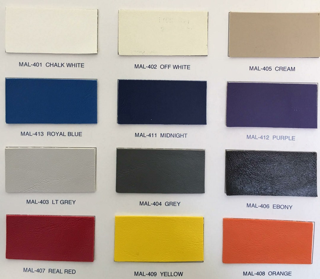 Malibu Marine Grade Upholstery Vinyl Faux Leather Fabric 54" Wide - by ...