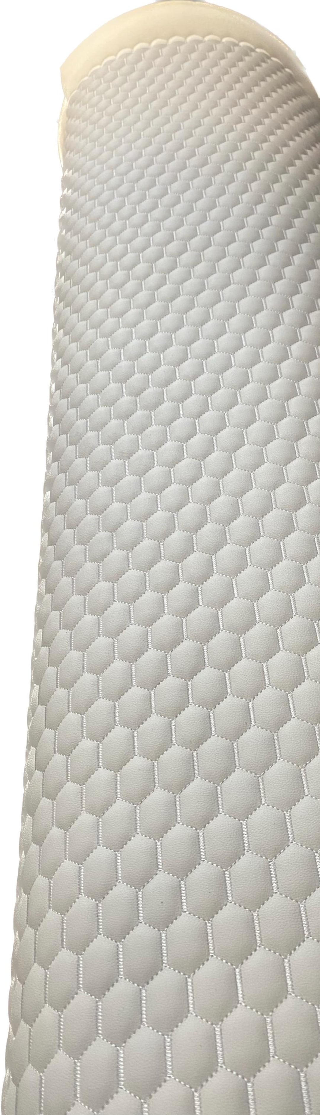 Gray Egg Quilted White Stitching Auto Headliner Fabric With Foam ...