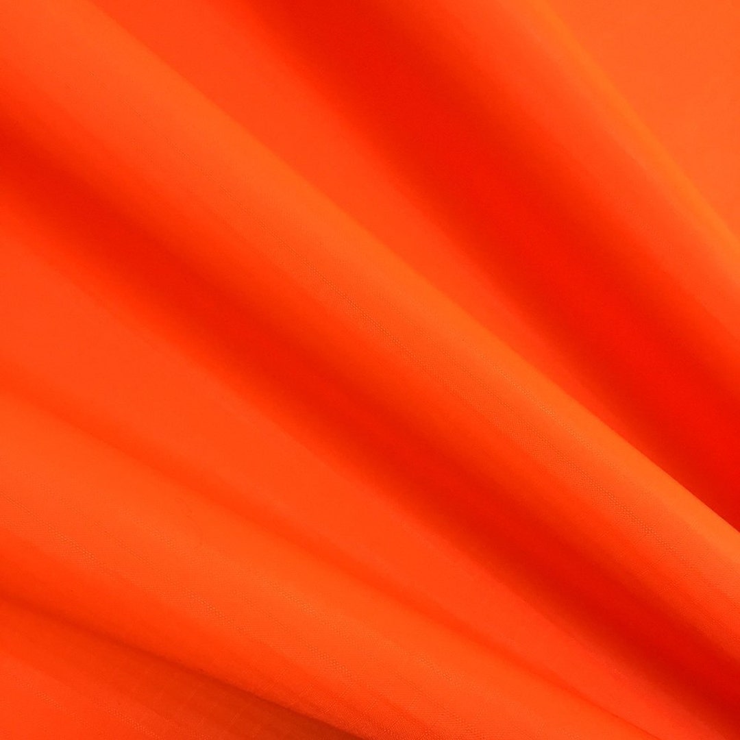 Outdoor Fluorescent Orange Packcloth 420 Denier Nylon Water Resistant ...
