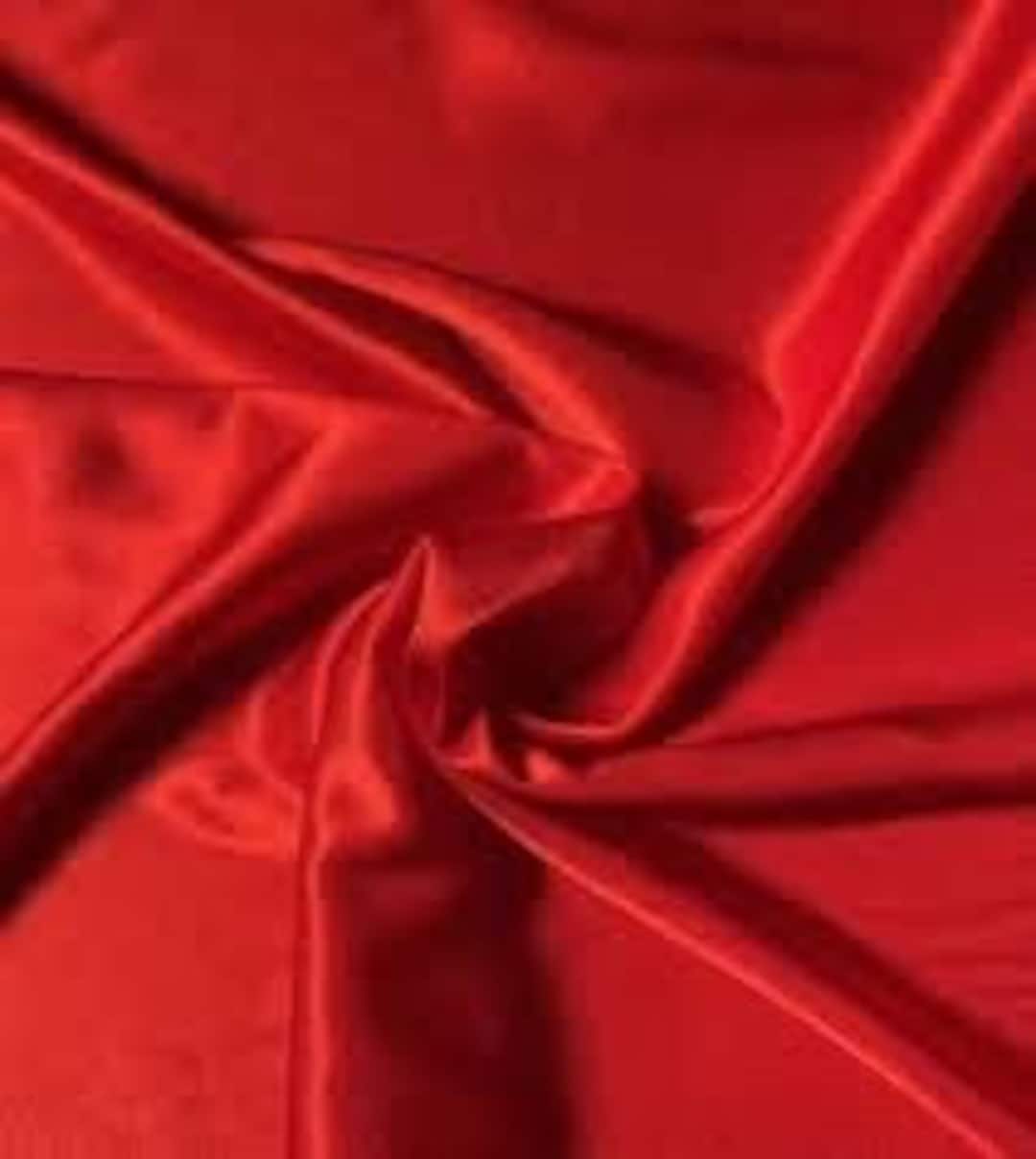 Red Satin Crepe Back Fabric 60" Wide Sold by the Yard - Etsy