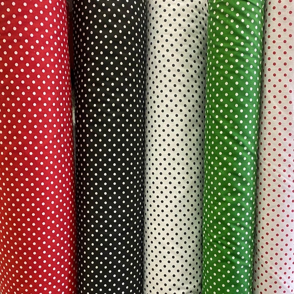 Polka Dot Fabric - Etsy