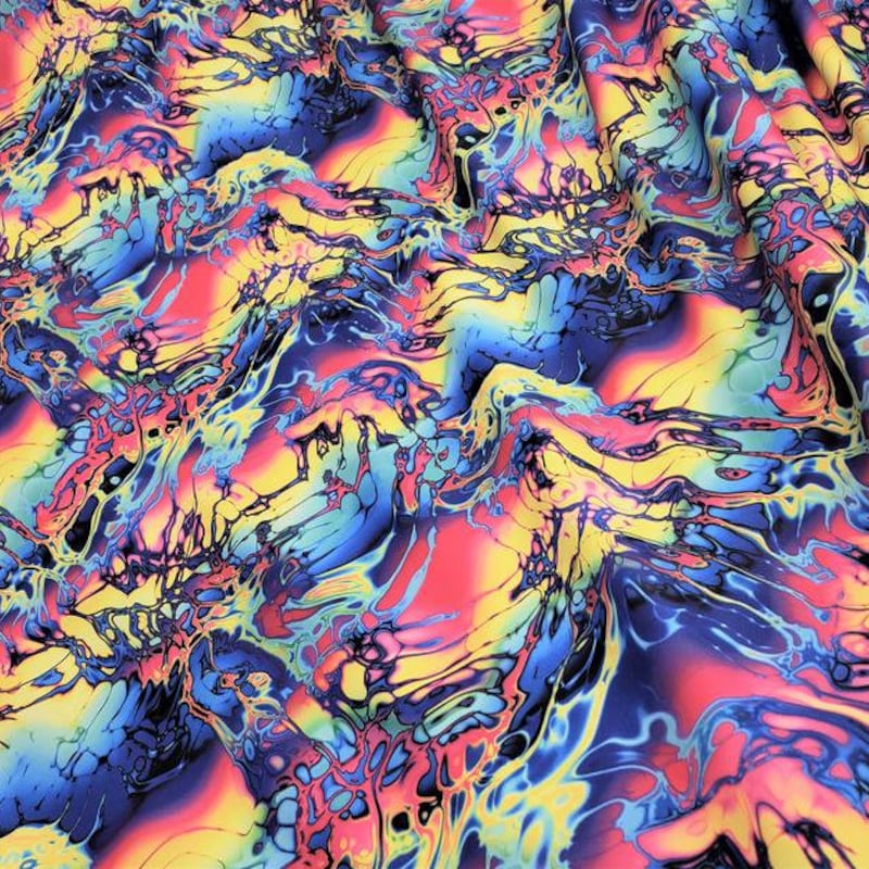 Multi Color Fabric - Etsy