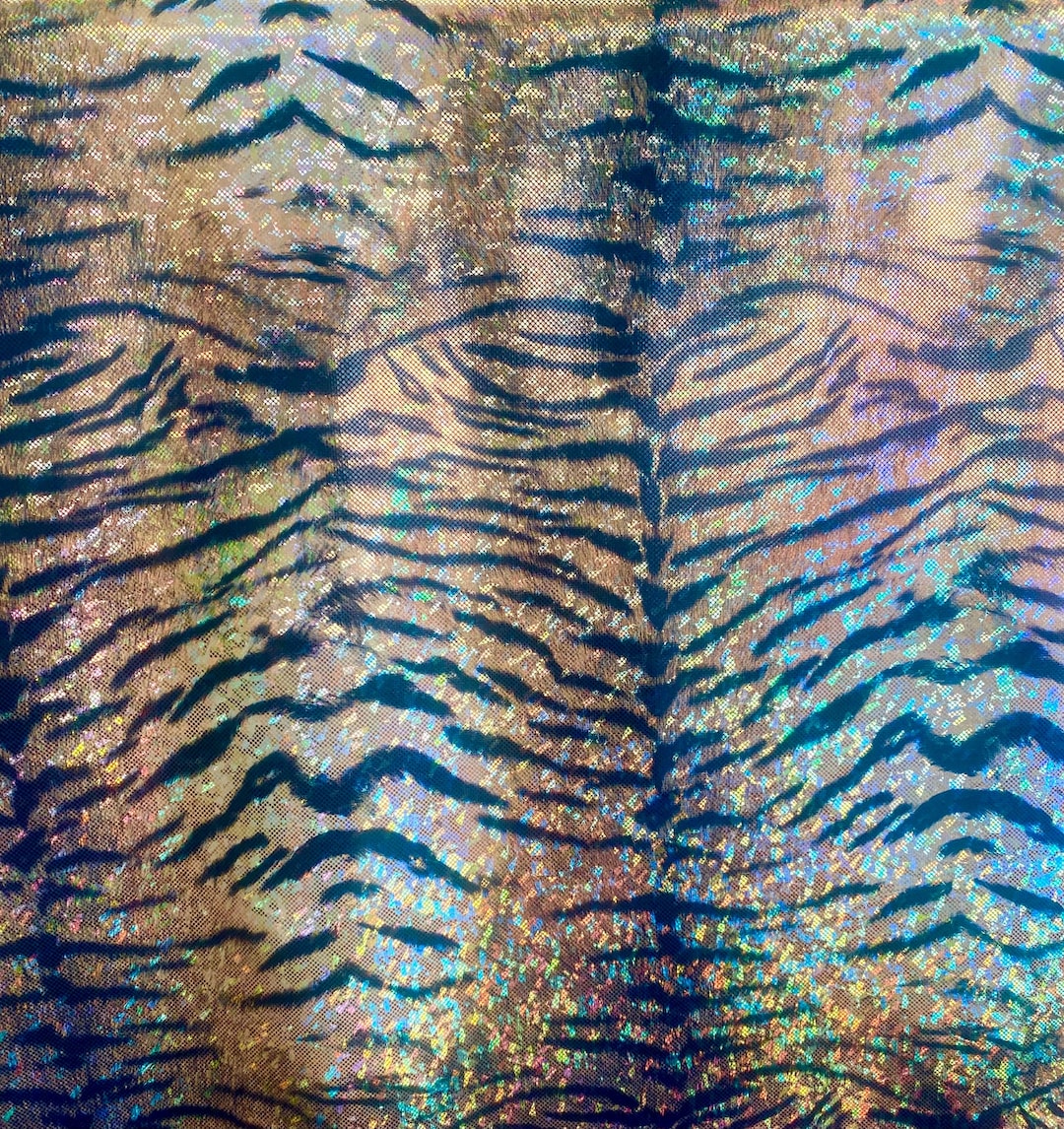 Gold Mystique Zebra Spandex 4 Way Stretch 60" Wide - Etsy