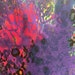 Purple Floral Leopard Spandex Dance Swimsuits 4 Way Stretch 58" Wide ...