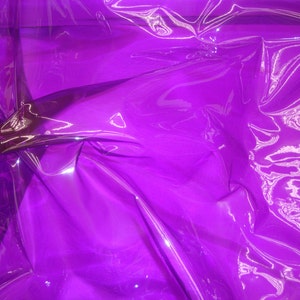 54" Wide Purple 10 Gauge Transparent Tinted Plastic Vinyl Tinted 54 ...