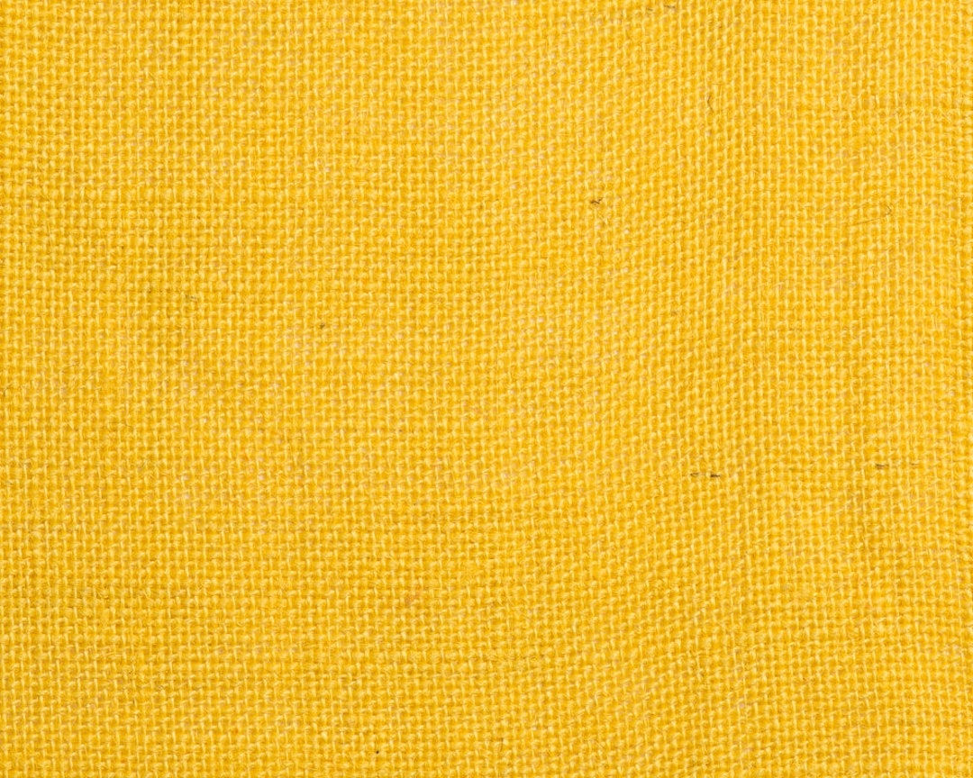 Burlap JUTE Fabric Canary Yellow 60" Wide - Etsy