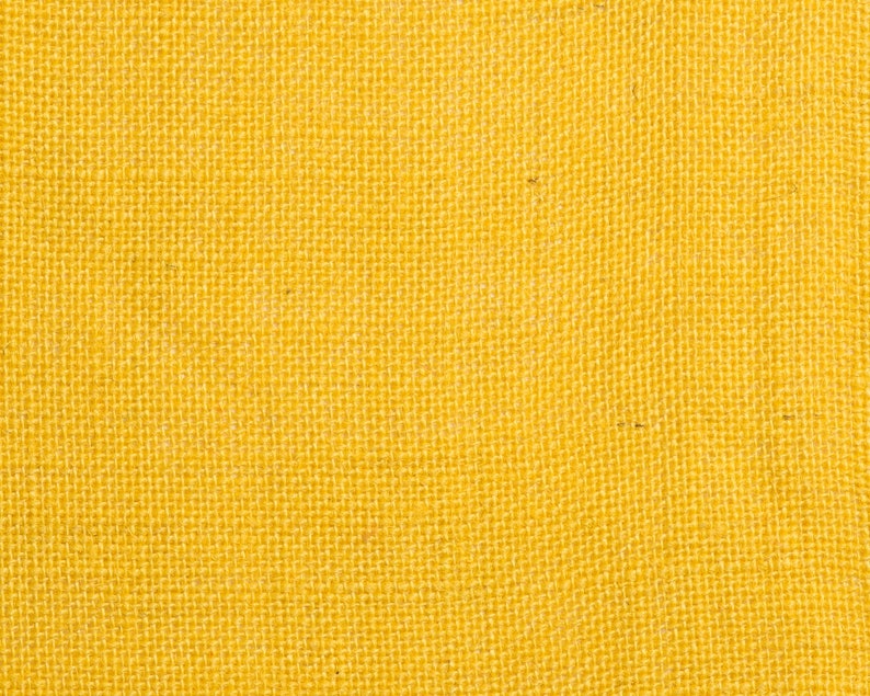 Burlap JUTE Fabric Canary Yellow 60 Wide by the Yard | Etsy