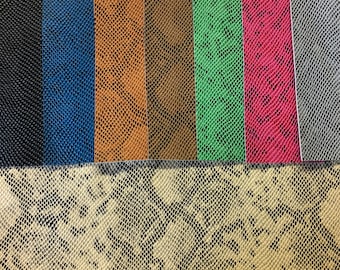 Beige Faux Viper Sopythana Snake Skin Vinyl Fabric Sold by the Yard 52 ...