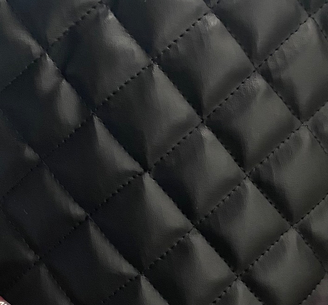 2x2” Black Diamond Vinyl Leather Faux Smooth Quilted With Black ...