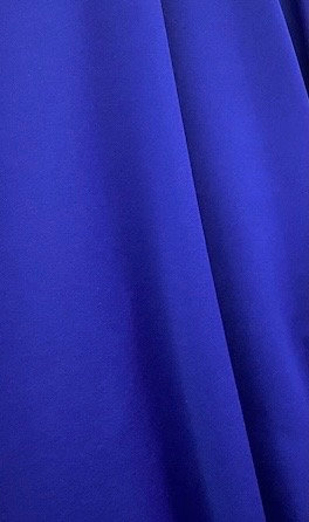 Royal Blue Stretch Polyester Scuba Double Knit Fabric 60” Wide - Etsy